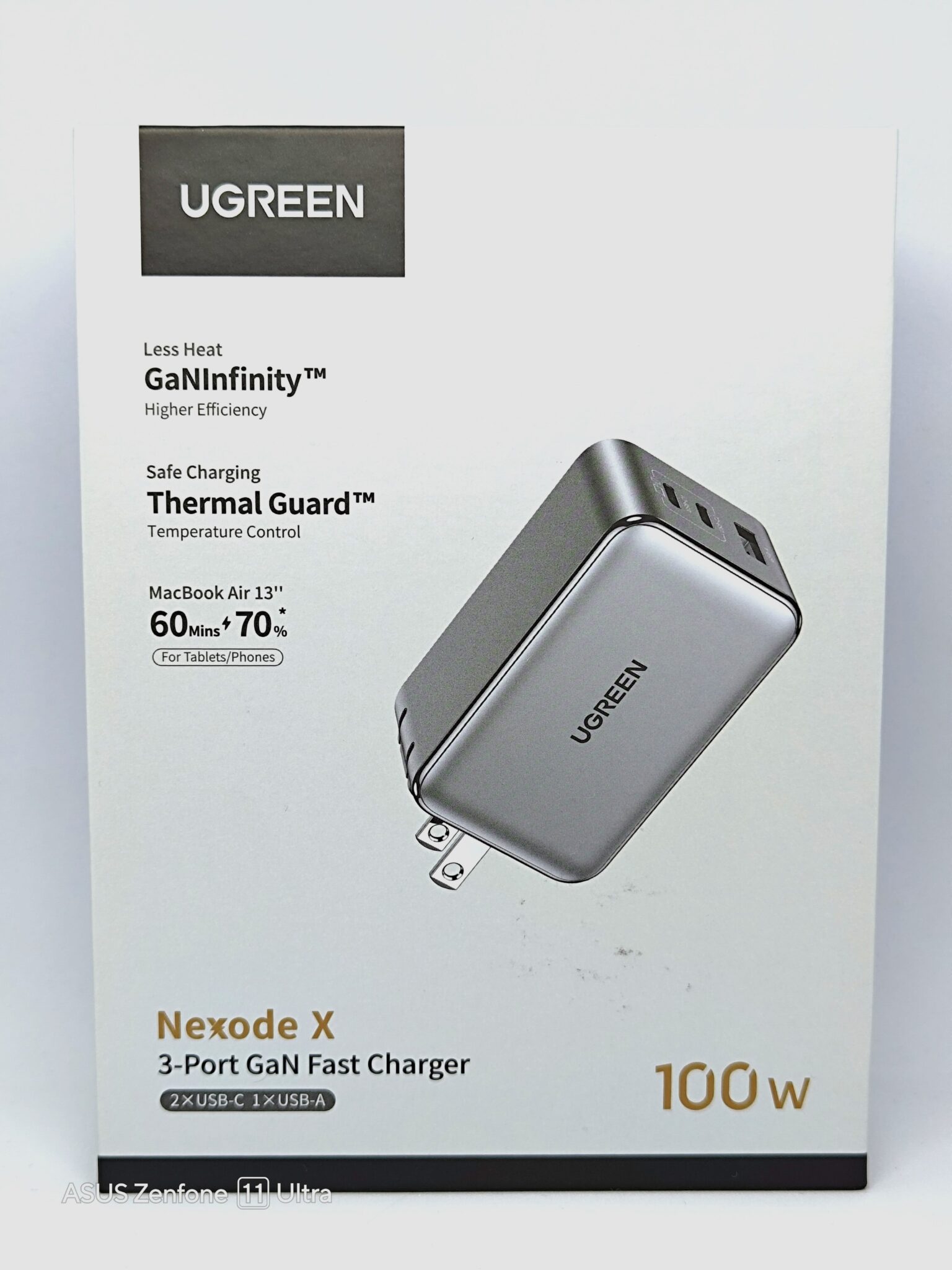 【徹底レビュー】UGREEN NexodeX 100W 充電器は買い？ノートPCもスマホも高速充電！Apple純正20Wアダプターと比較してみ ...